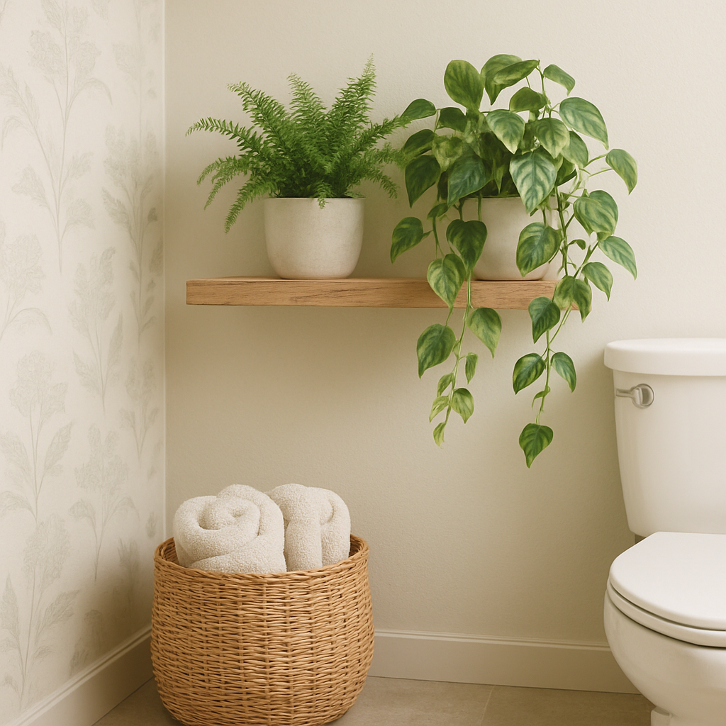 Botanical Bathroom Ideas with Home Decor with Plants – Design Plant